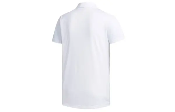 Adidas Training Sports Short Sleeve Polo Shirt - White