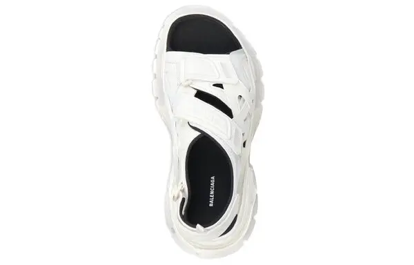 Balenciaga Track Sandals - White