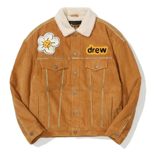 Drew House Corduroy Trucker Jacket - Camel