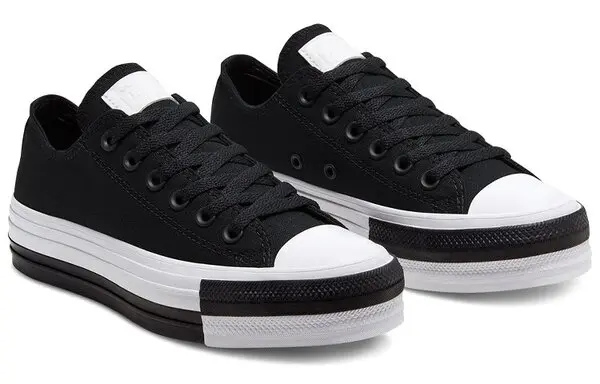 CONVERSE Chuck Taylor All Star Platform Sneakers - Whiteblack