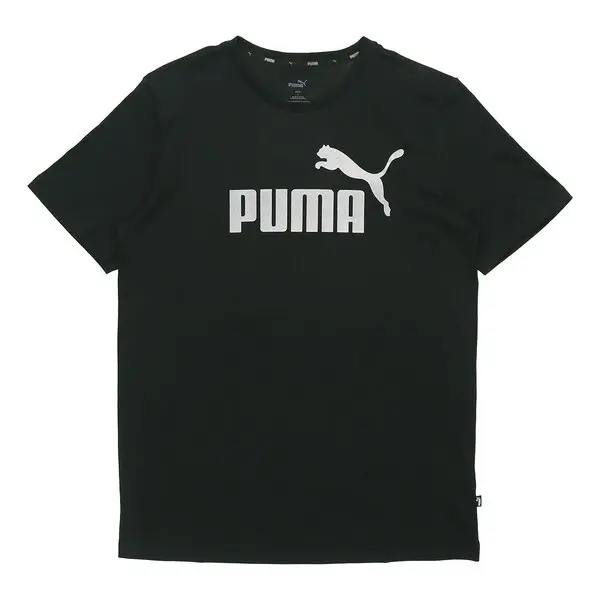 PUMA Logo Printed Short Sleeve Tee