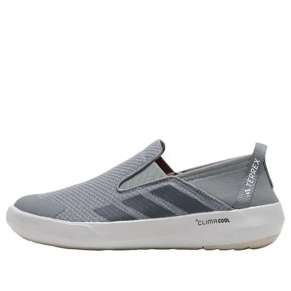Adidas Boat Slip On Shoes - Grey