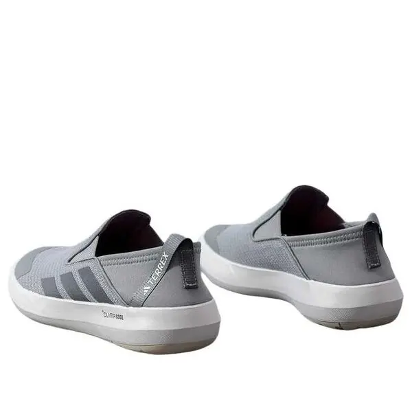 Adidas Boat Slip On Shoes - Grey