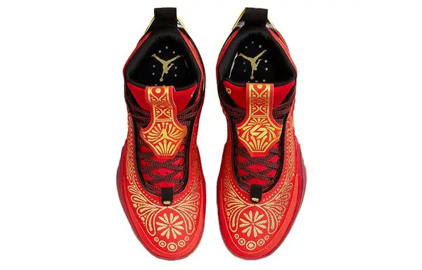 JORDAN 36 Pf X Luka Doncic 'el Matador' Sneakers - Red/gold