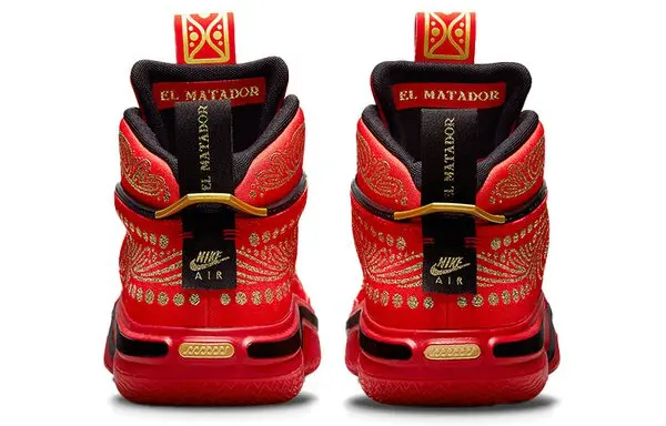 JORDAN 36 Pf X Luka Doncic 'el Matador' Sneakers - Red/gold