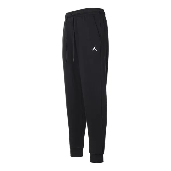 JORDAN Elastic Waistband Sports Pants Black - Default Colorway