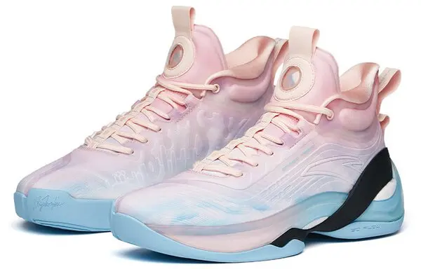 ANTA Klay Thompson 'los Angeles Sunset' Sneakers - Pink/blue/black
