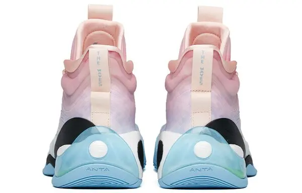 ANTA Klay Thompson 'los Angeles Sunset' Sneakers - Pink/blue/black