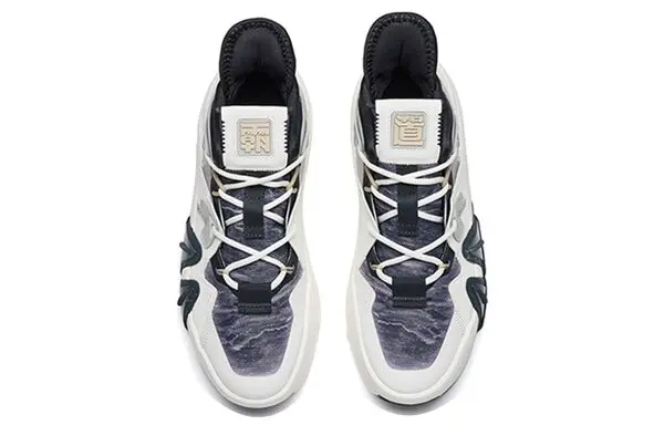 ANTA Badao 4 Sneakers - White/grey/black
