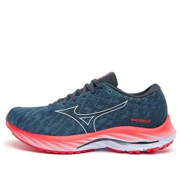 Mizuno Wave Rider 26 Running Sneakers - Blue/orange