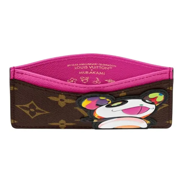 LOUIS VUITTON X Takashi Murakami Panda Card Holder