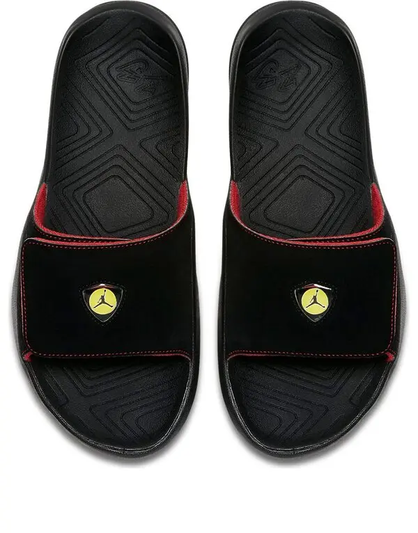 JORDAN Air Hydro Slide - Black/varsity Red