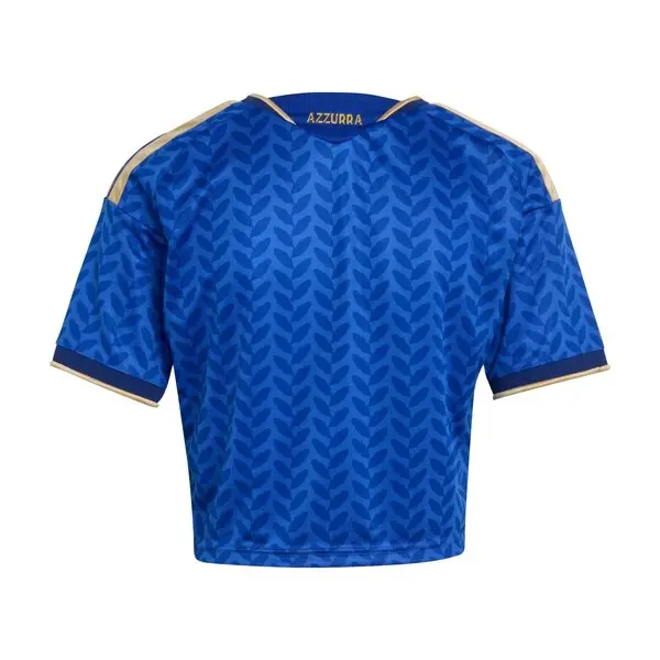 Adidas Italy 26 Home Cropped Jersey - Bold Blue