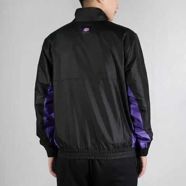 Nike Lightweight Nba Los Angeles Lakers Sports Jacket - Black