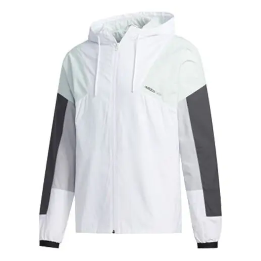 Adidas Neo M Fav Cb Wb Hooded Sports Jacket - White
