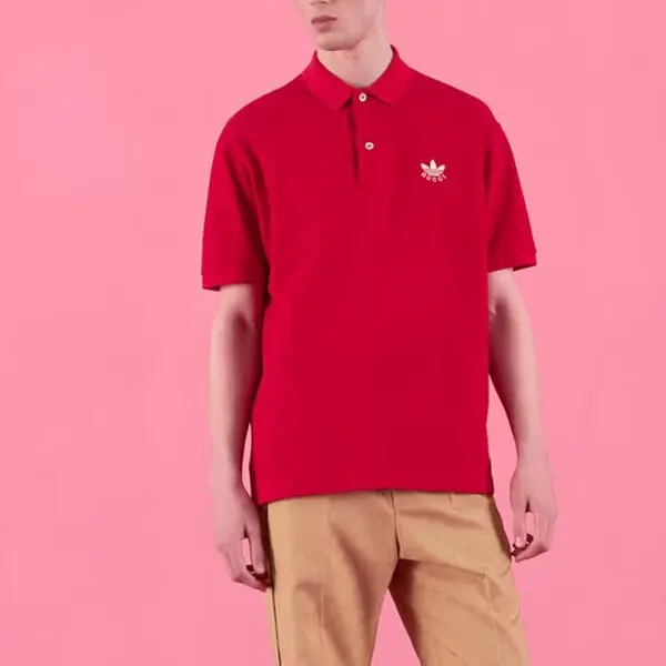 Gucci X Adidas Cotton Piquet Polo