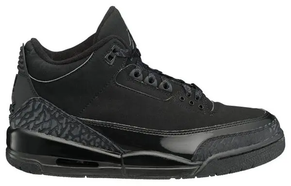 JORDAN Air 3 Retro " Cat" Sneakers - Black