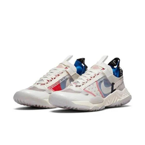 JORDAN Air Delta Breathe Tech Sneakers - White/blue/red