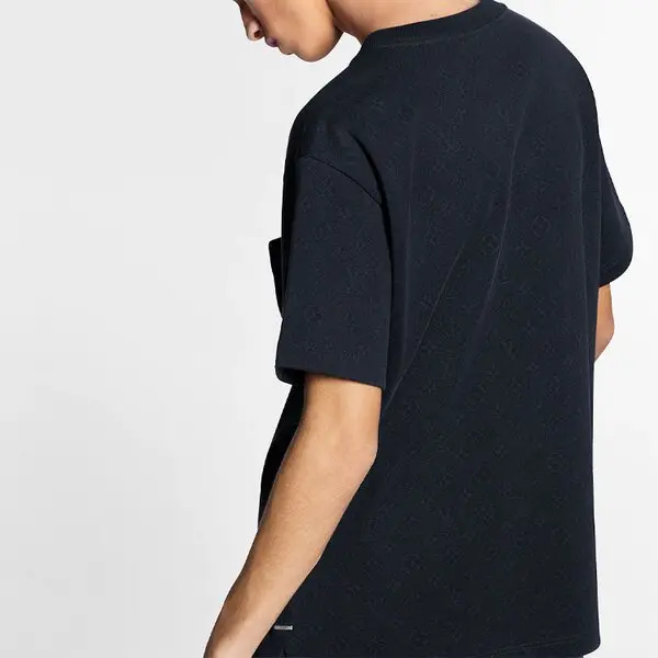 LOUIS VUITTON Monogram Cotton Pocket T-shirt - Navy