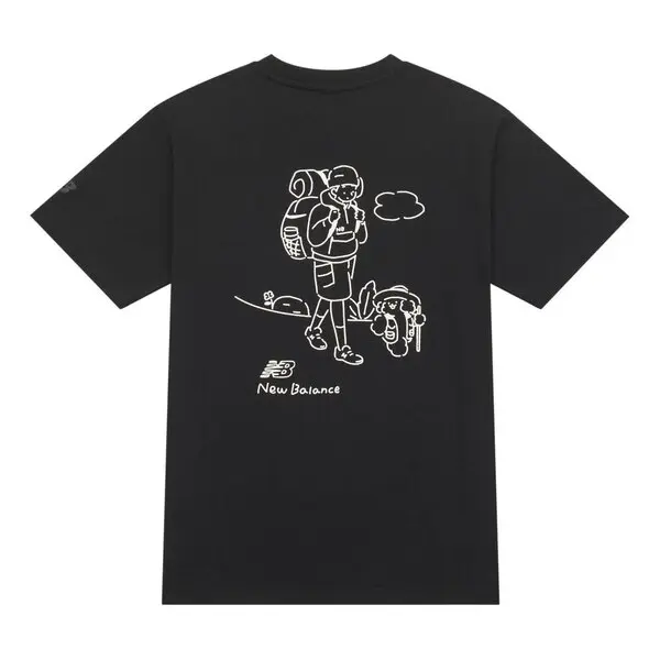 NEW BALANCE Graphic T-shirt - Black