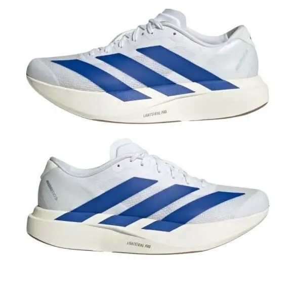 Adidas Adizero Evo Sl Sneakers - Cloud White/royal Blue/pure Ruby