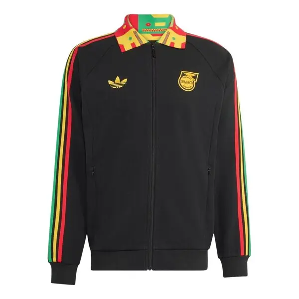 Adidas Jamaica 2026 X Bob Marley Anthem Track Jacket - Black