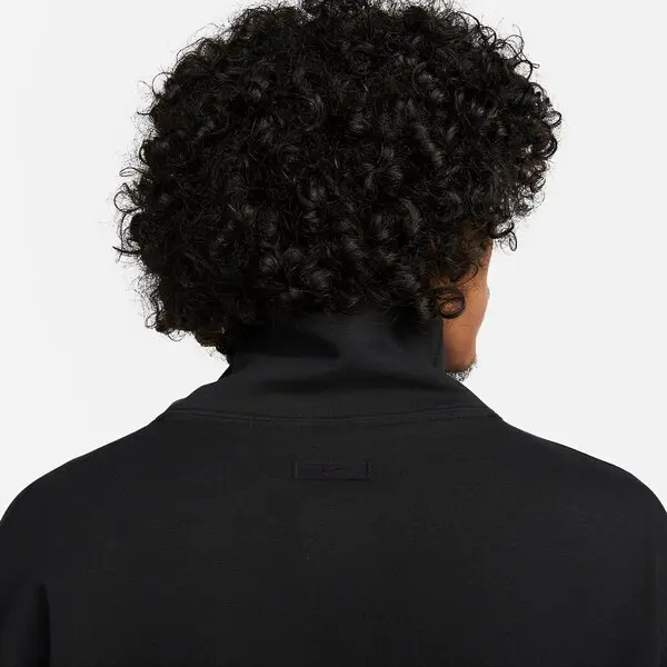 Nike Tech Fleece Reimagined Oversized Turtleneck Sweatshirt - Black