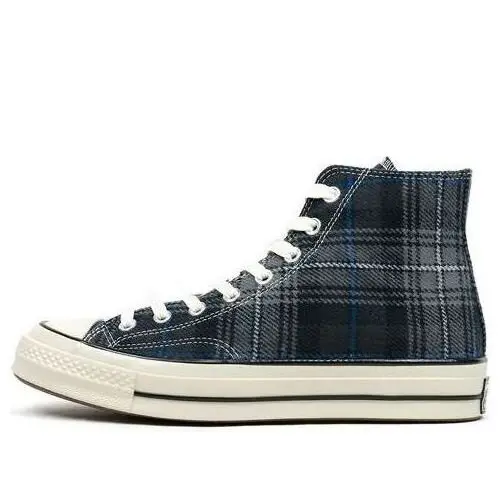 CONVERSE Chuck 70 Hi Plaid Pack Sneakers - Black