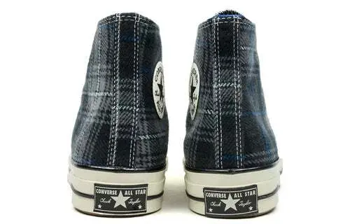 CONVERSE Chuck 70 Hi Plaid Pack Sneakers - Black
