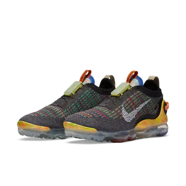 Nike Vapormax 2020 Flyknit 'iron Grey' Sneakers - Grey/yellow