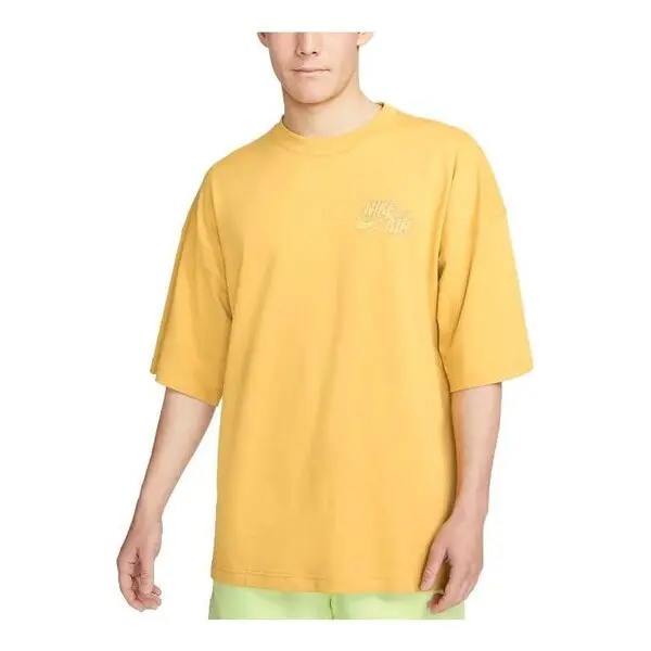 Nike Just Do It Brandriffs T-shirt 'yellow - Yellow/multi-color