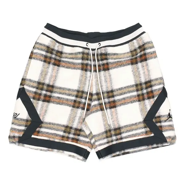 Nike Jordan "j Why Not?" Wool Plaid Shorts - Light Redbrown