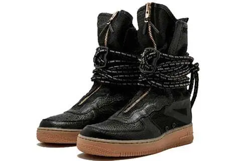 Nike Sf Air Force 1 High " Gum - Black