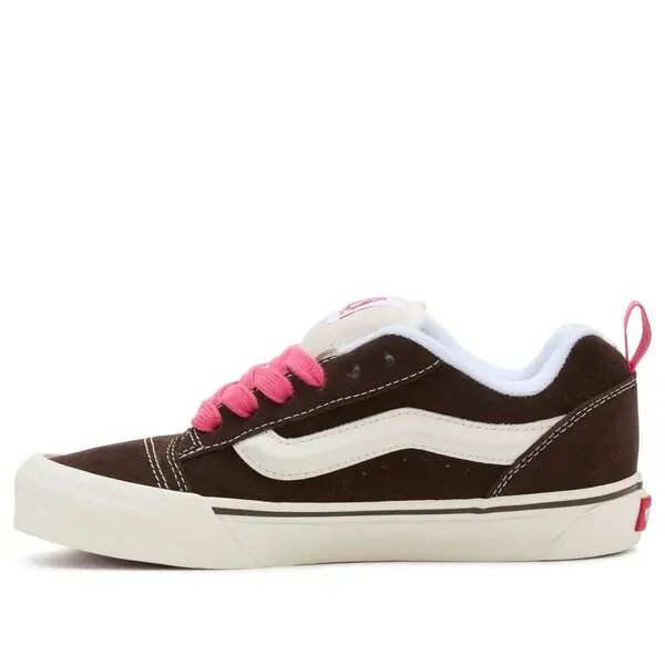 VANS Knu Skool Low Top Sneakers - Tan/red