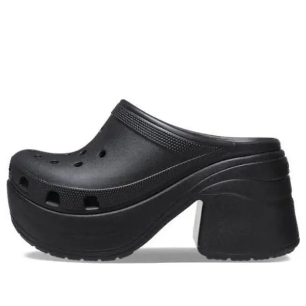 CROCS Siren Platform Clogs - Black
