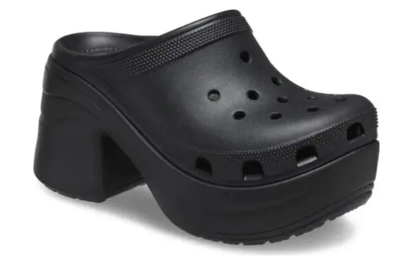 CROCS Siren Platform Clogs - Black