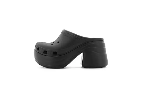 CROCS Siren Platform Clogs - Black