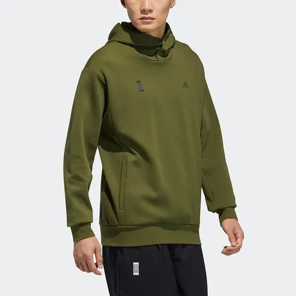 Adidas Hooded Pullover - Green