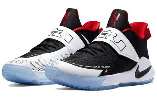 Nike Ambassador Xii Basketball Sneakers - Black/white/red