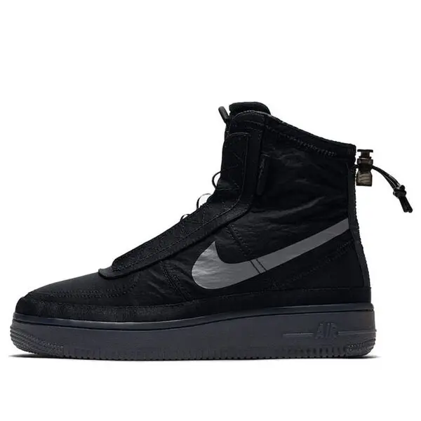 Nike Force 1 High Shell Sneakers - Black/dark Grey