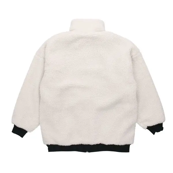 Adidas Reversible Fleece Jacket With Graphic Print