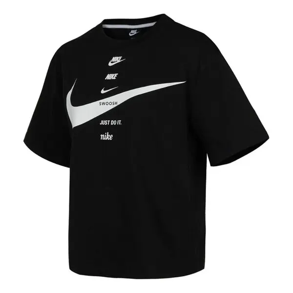 Nike Logo Printed Loose Fit T-shirt