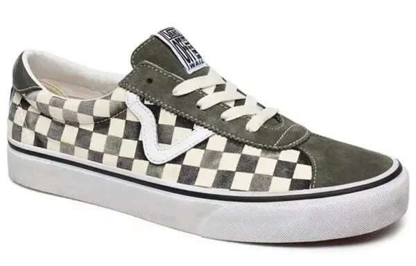 VANS Sport Grey Checkboard Sneakers