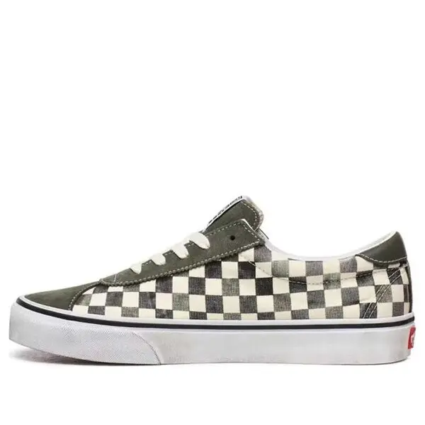 VANS Sport Grey Checkboard Sneakers - Gray/white