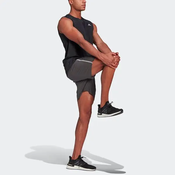 Adidas Sleeveless Running Sports Vest - Black