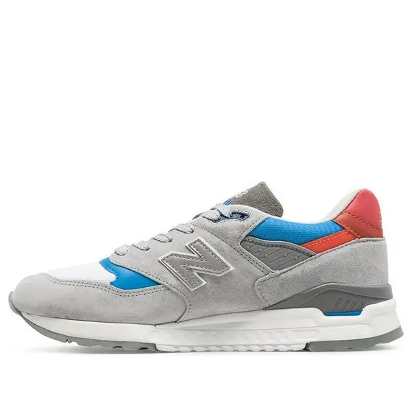 NEW BALANCE 998 Made In Usa Athletic Sneakers - Gray/blue/red