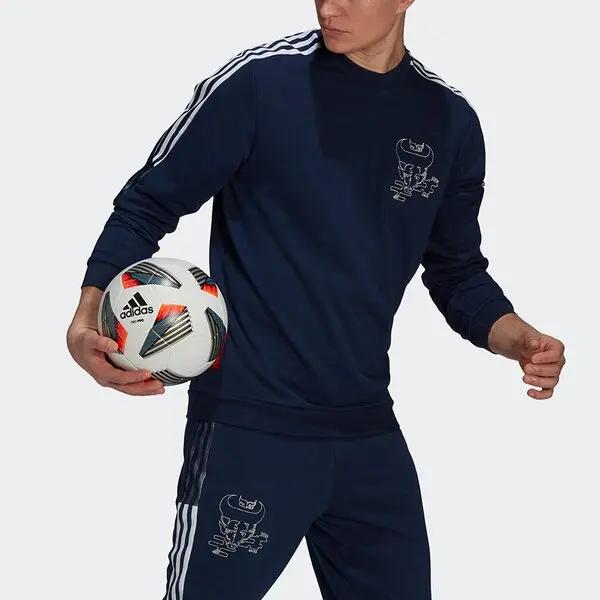 Adidas Afc Cny Cr Swt Series Pullover - Navy