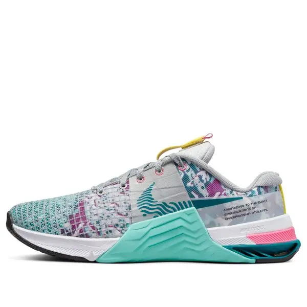 Nike Metcon "graffiti Graphics" Athletic Sneakers - Green/grey