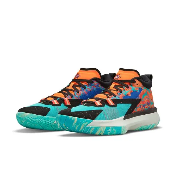 JORDAN Air Zion 1 Pf 'hyper Jade' Sneakers - Blue/red/black