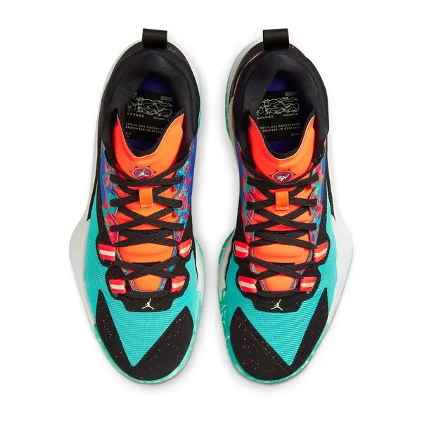 JORDAN Air Zion 1 Pf 'hyper Jade' Sneakers - Blue/red/black